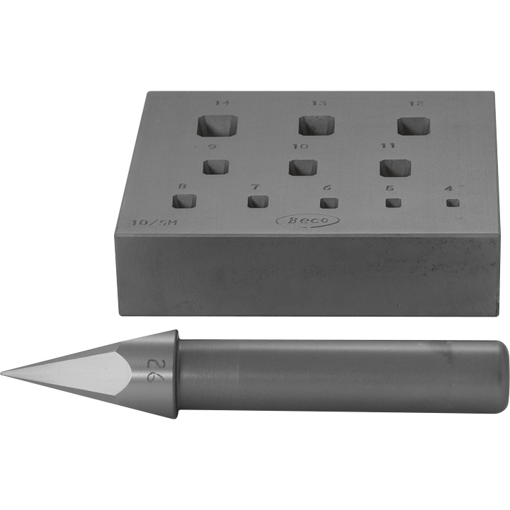 Matrice à refouler avec poinçon long octagone 8 trous 14-21 mm | 209668