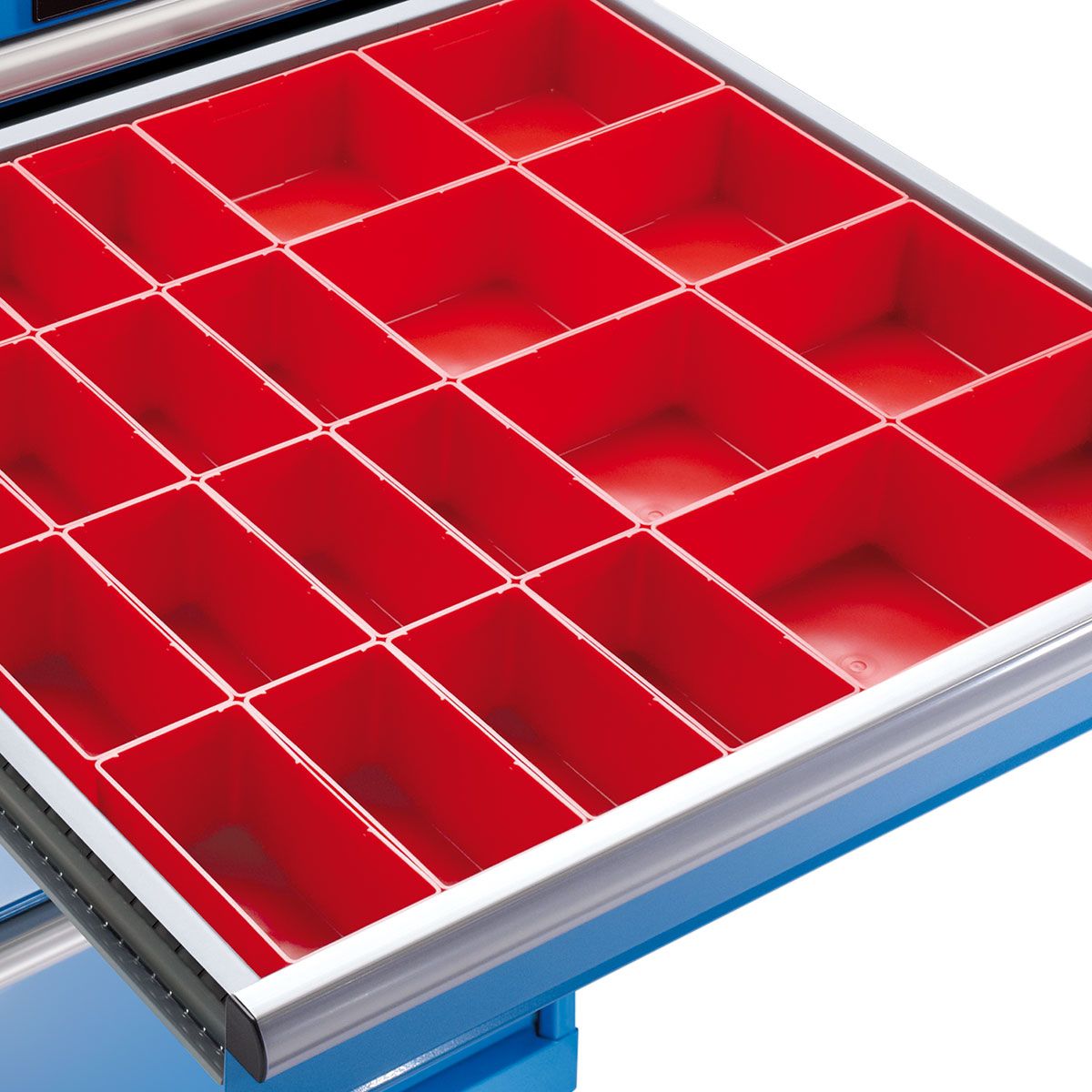 Lista Einsatzkästen, Set für 27 x 27 E mit Fronthöhe 100/125 mm, 18 ...